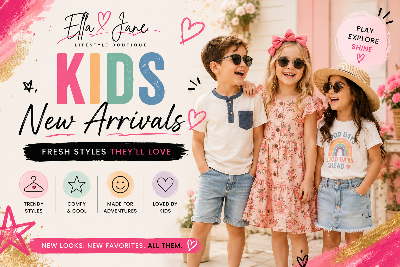 Shop New Kids’ Outfits | Trendy & Affordable Kids Clothes Online